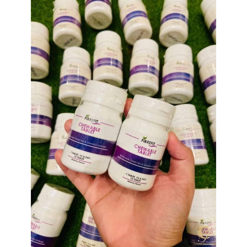 𝐅𝐈𝐁𝐑𝐄𝐅𝐈𝐓 𝐂𝐇𝐄𝐖𝐀𝐁𝐋𝐄 𝐓𝐀𝐁𝐋𝐄𝐓 𝐎𝐑𝐈𝐆𝐈𝐍𝐀𝐋 𝟏𝟎𝟎% | Shopee Malaysia