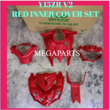 YAMAHA Y15ZR V2 RED INNER COVER SET 5 PCS - HLD 💥 READY STOCK 💥NEW ARRIVAL | Shopee Malaysia