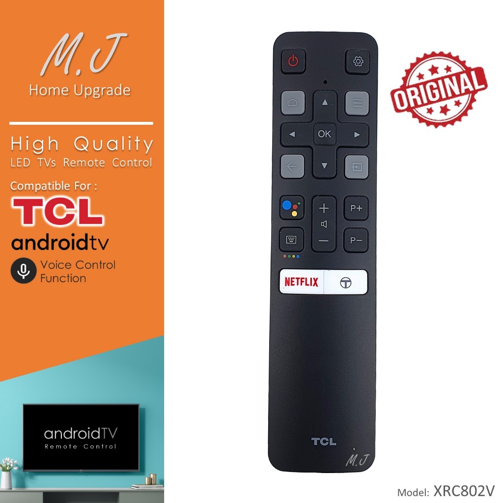 *High Quality* TV Remote Control For TCL Android TV With Voice Function ...