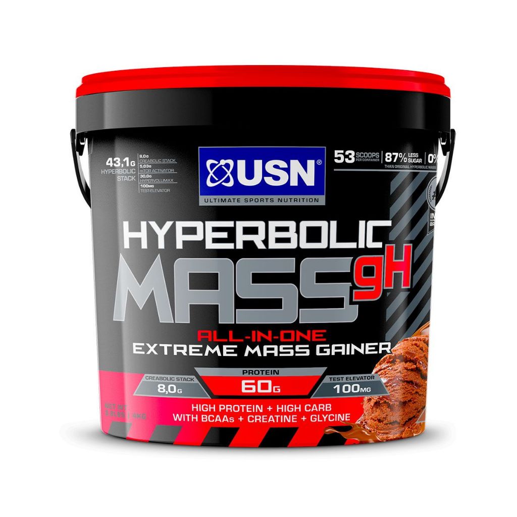Halal USN Hyperbolic Mass (6kg) gH Extreme Weight Gainer Protein Powder ...