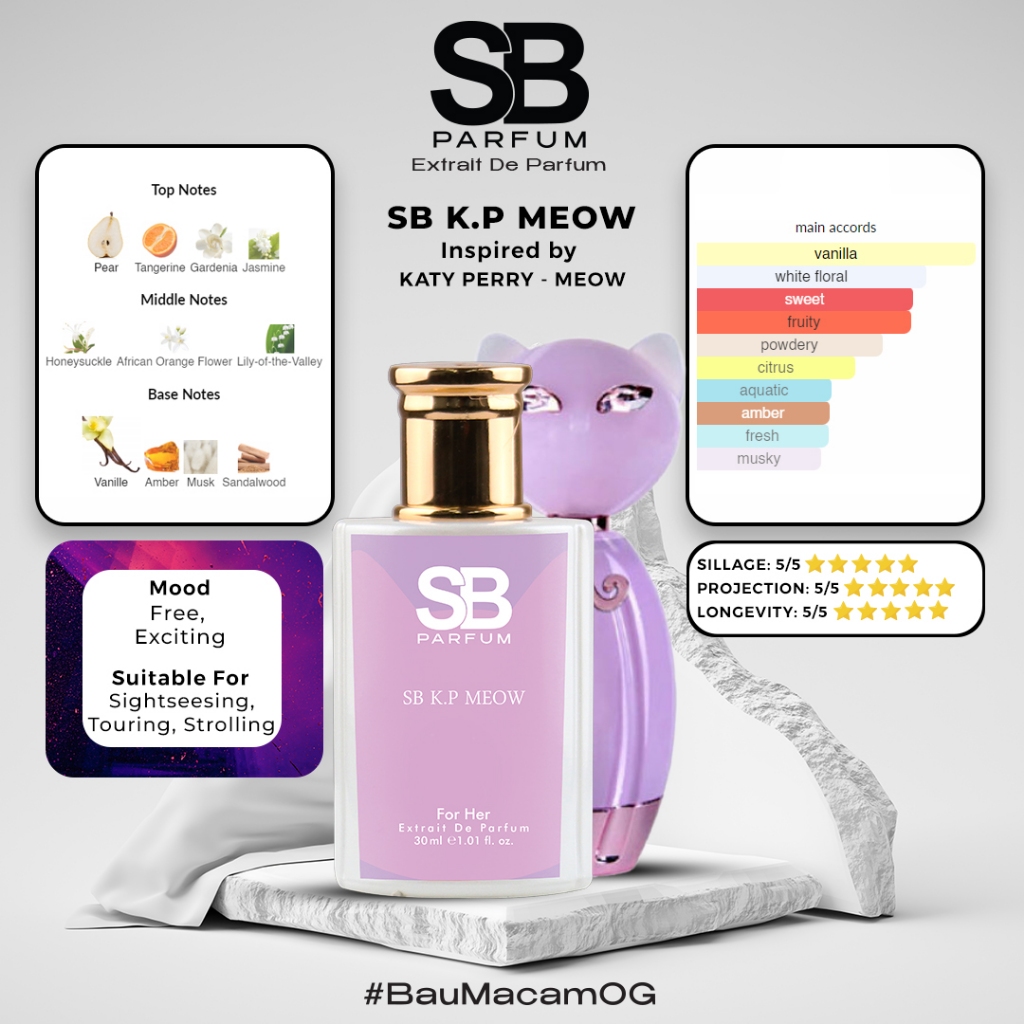 SB K.P MEOW Parfum 30ml | Shopee Malaysia