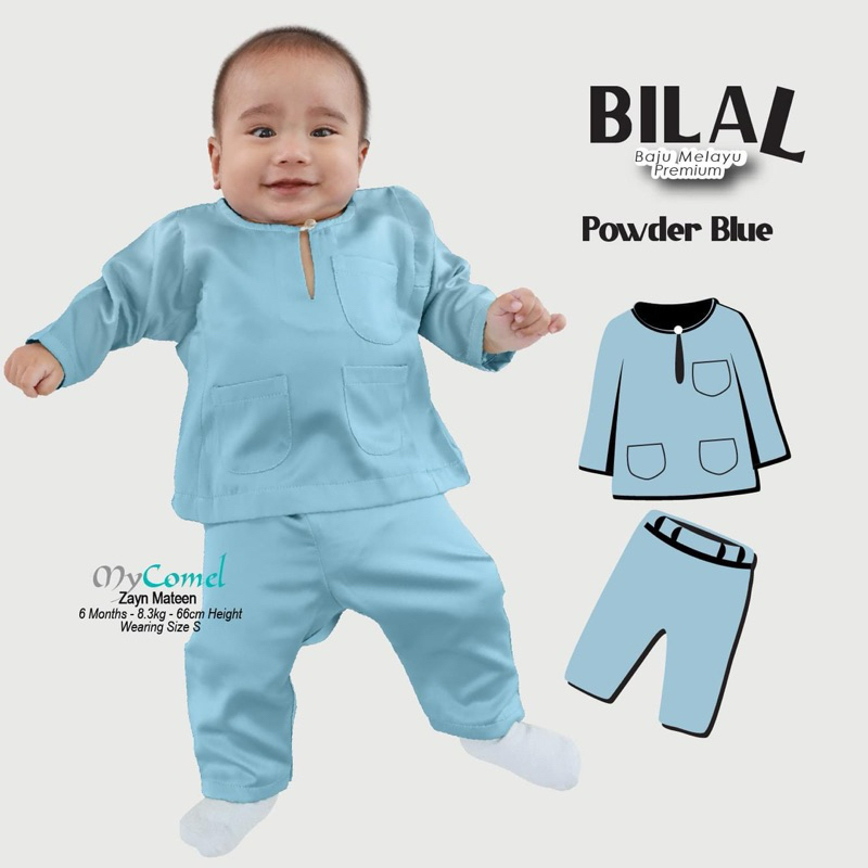 BAJU MELAYU BILAL FOR BABY/BAYI AQIQAH/RAYA | Shopee Malaysia