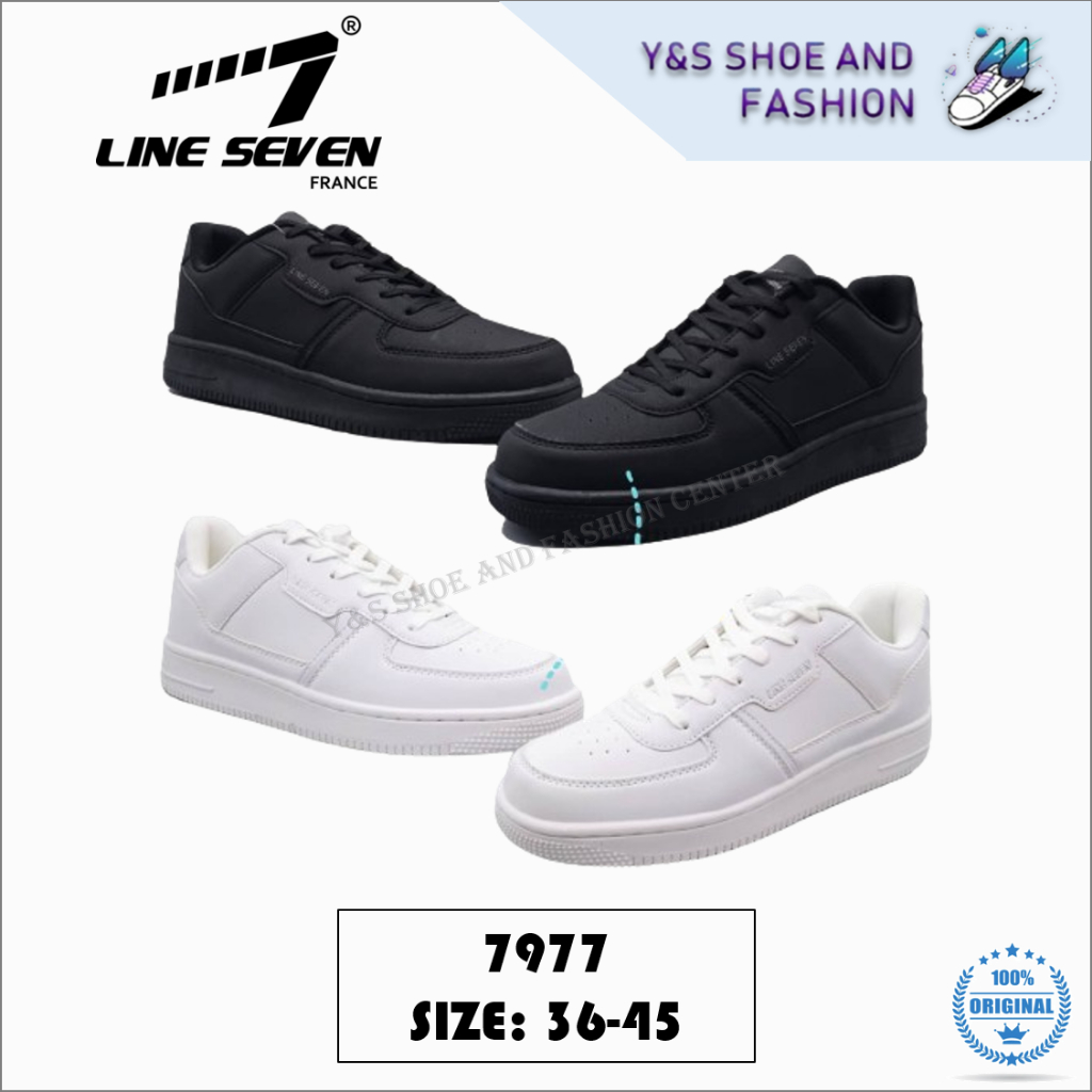 Line 7 Seven Secondary School Shoe 7977 Full PVC | Kasut Sekolah ...