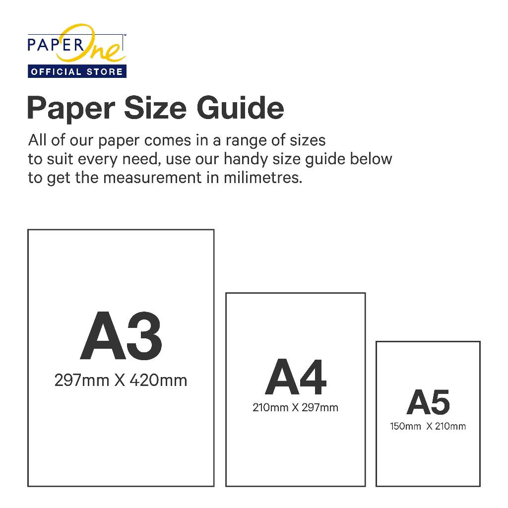 PaperOne A3 Copier Paper 80gsm 500 Sheets | Shopee Malaysia