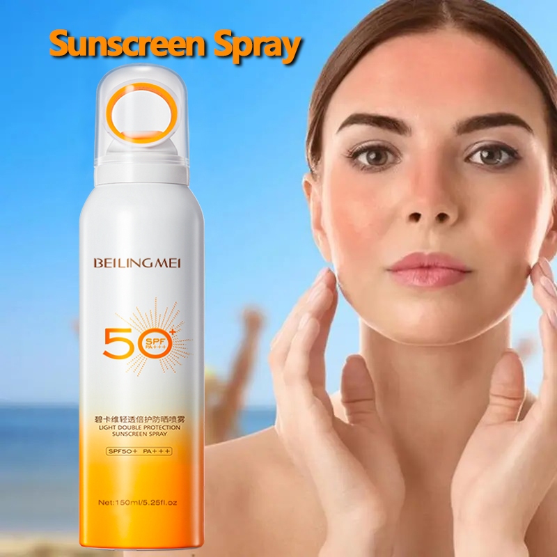 Sunscreen Facial Mist Sweatproof SPF 50 Long Lasting Sunscreen Mist ...