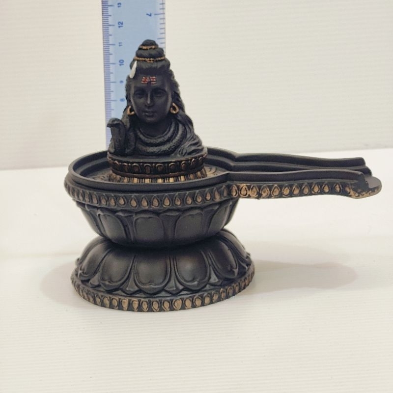 Shiva Linga Hindu God Collectible Resin Statue Spiritual Figurine ...