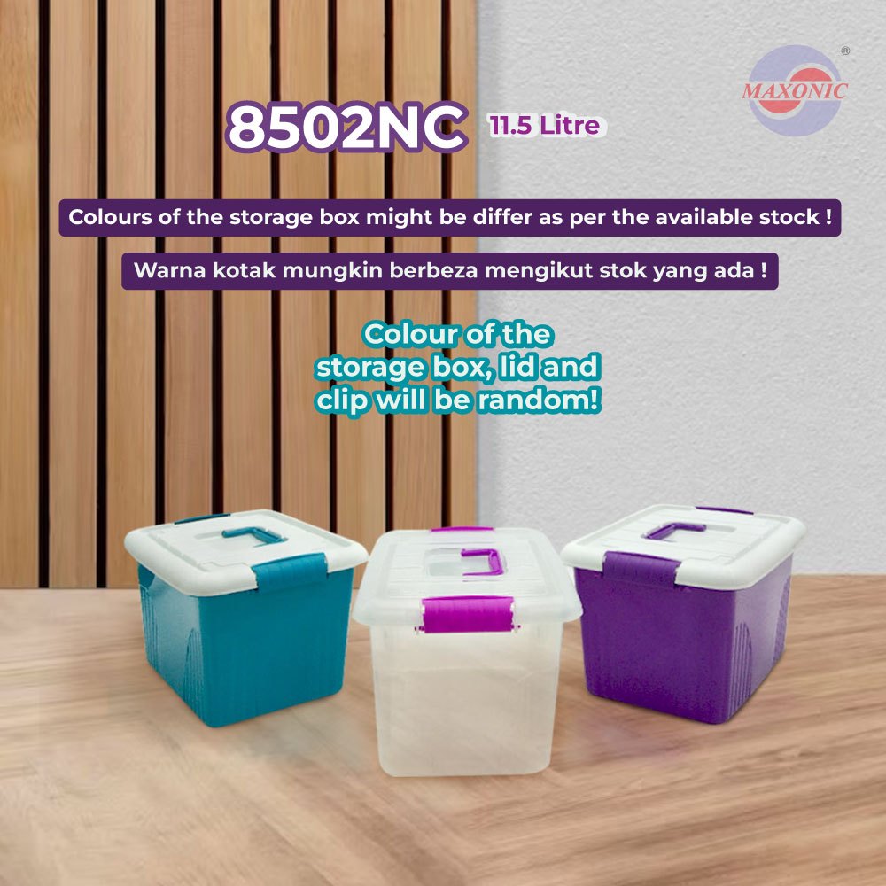 MAXONIC 27L COMBO SET 4 IN 1 MULTIPURPOSE STORAGE BOX | PLASTIC ...