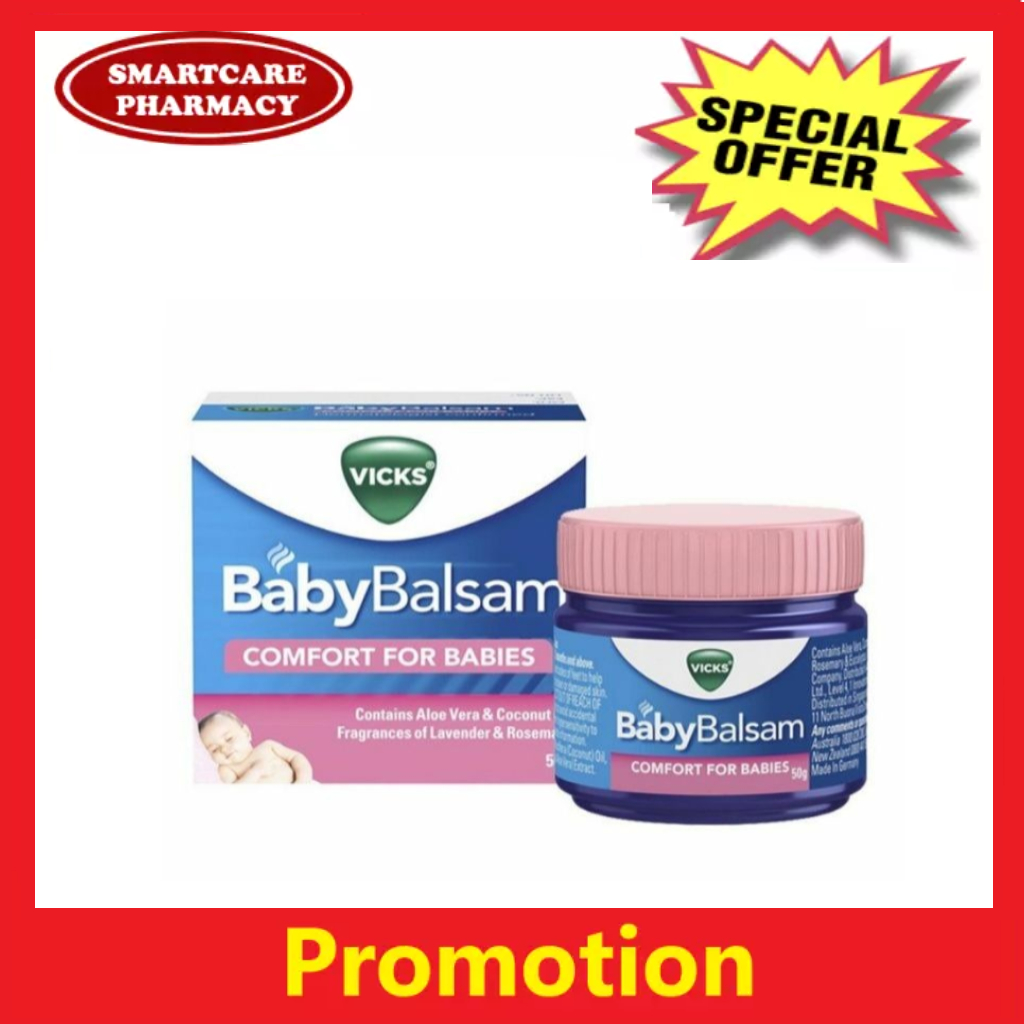 Vicks Baby Balsam 50g (Comfort For Babies) | Shopee Malaysia