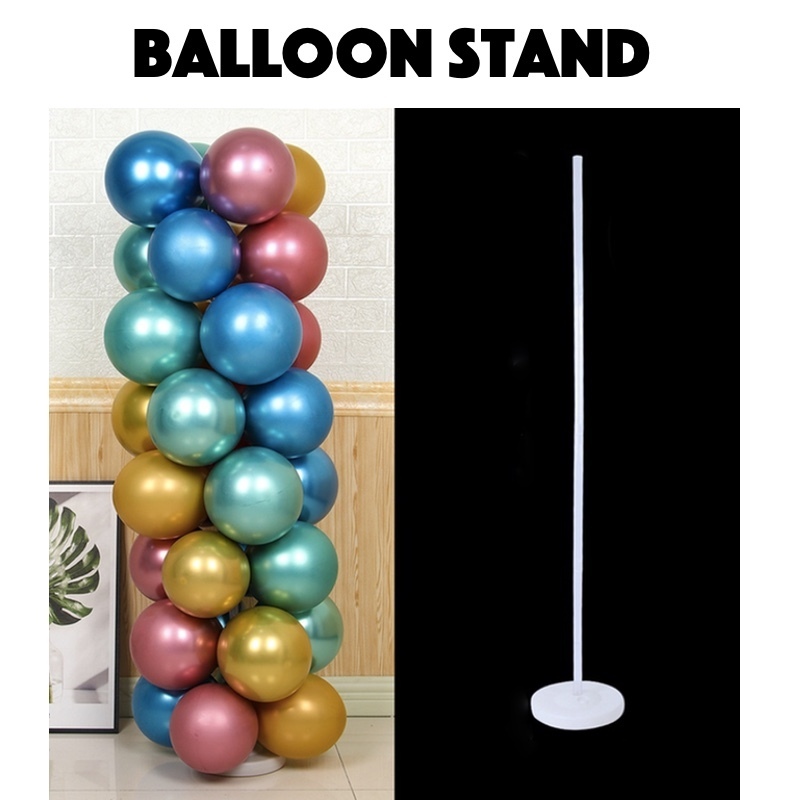 110/120cm Column Base Balloon Stick Stand | Balloon Connector Clips ...