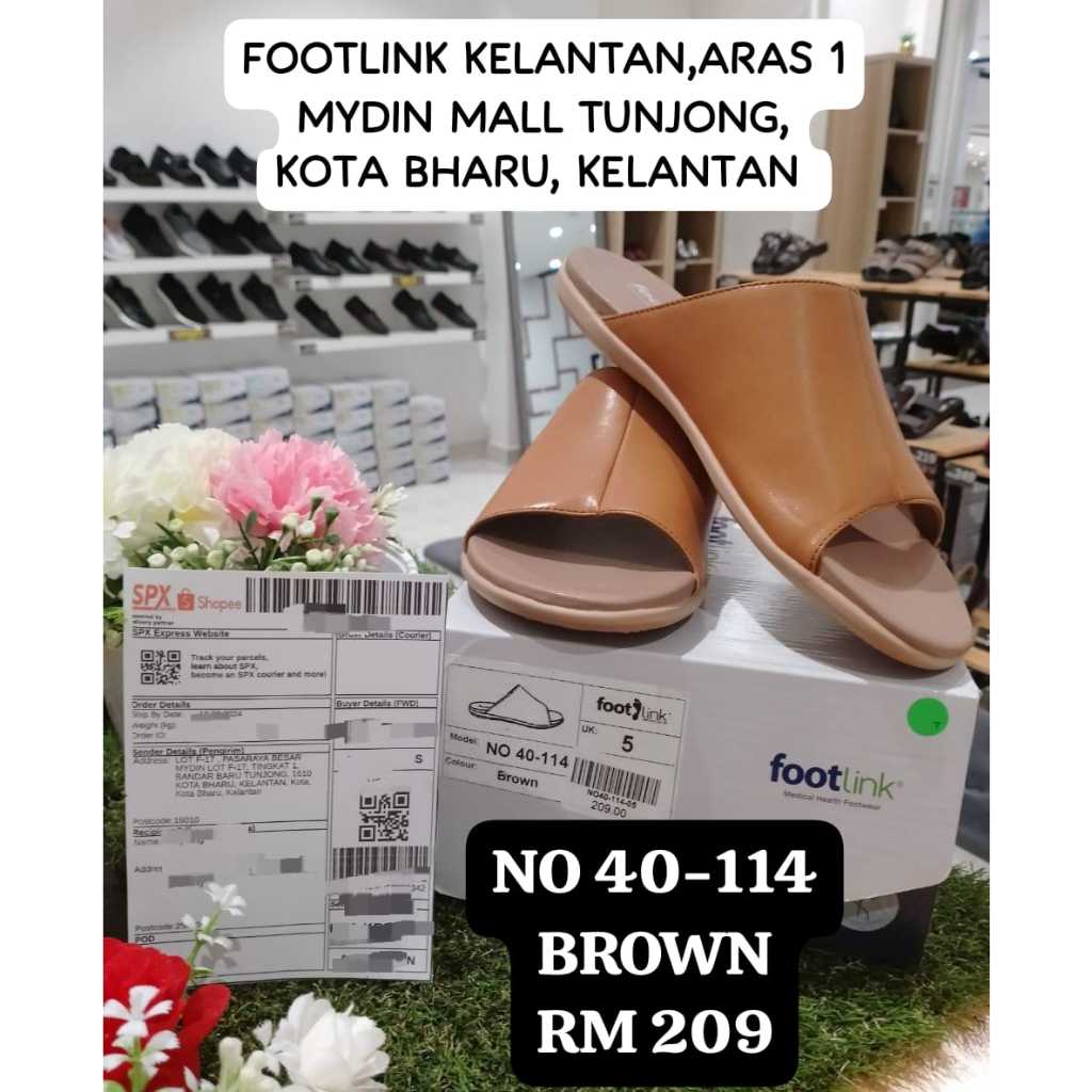 Footlink Women Slippers / SHOE LADY / Selipar Wanita ( NO 40-114 ...