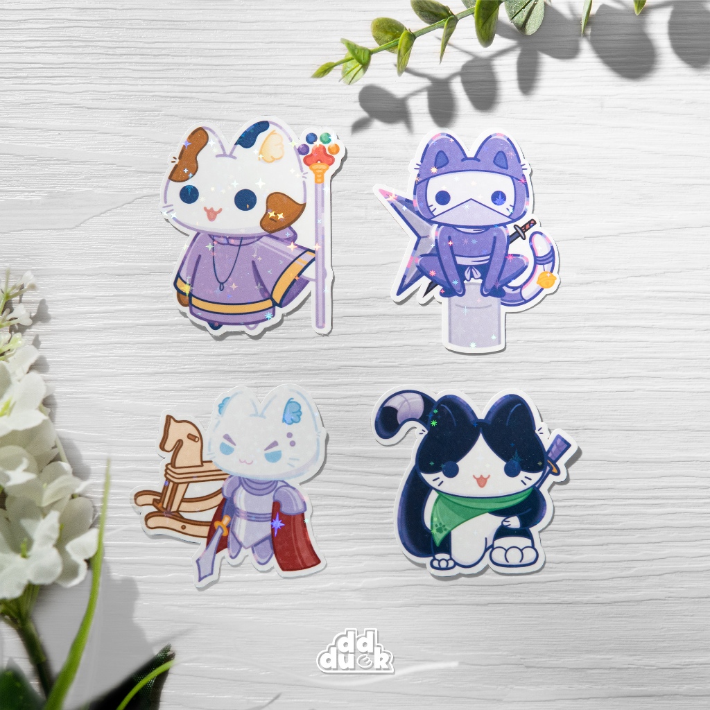 [PROMOTION!!!] Meow Cute Sticker | PP Sticker Material | Waterproof ...
