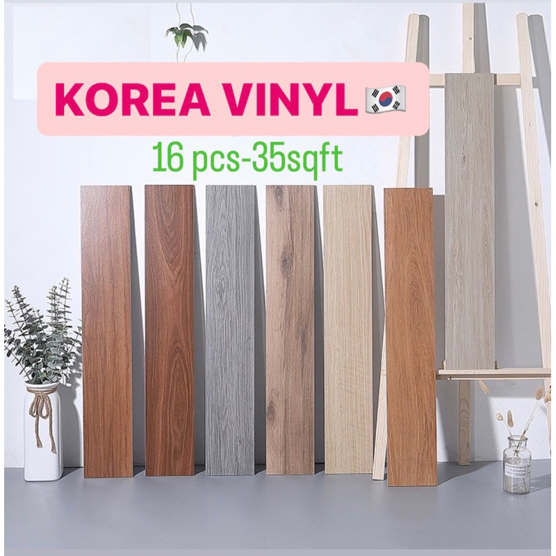 KOREA Vinyl Floor 3mm LOHAS-35sqft (16 keping) Lantai Getah 3mm Tebal ...