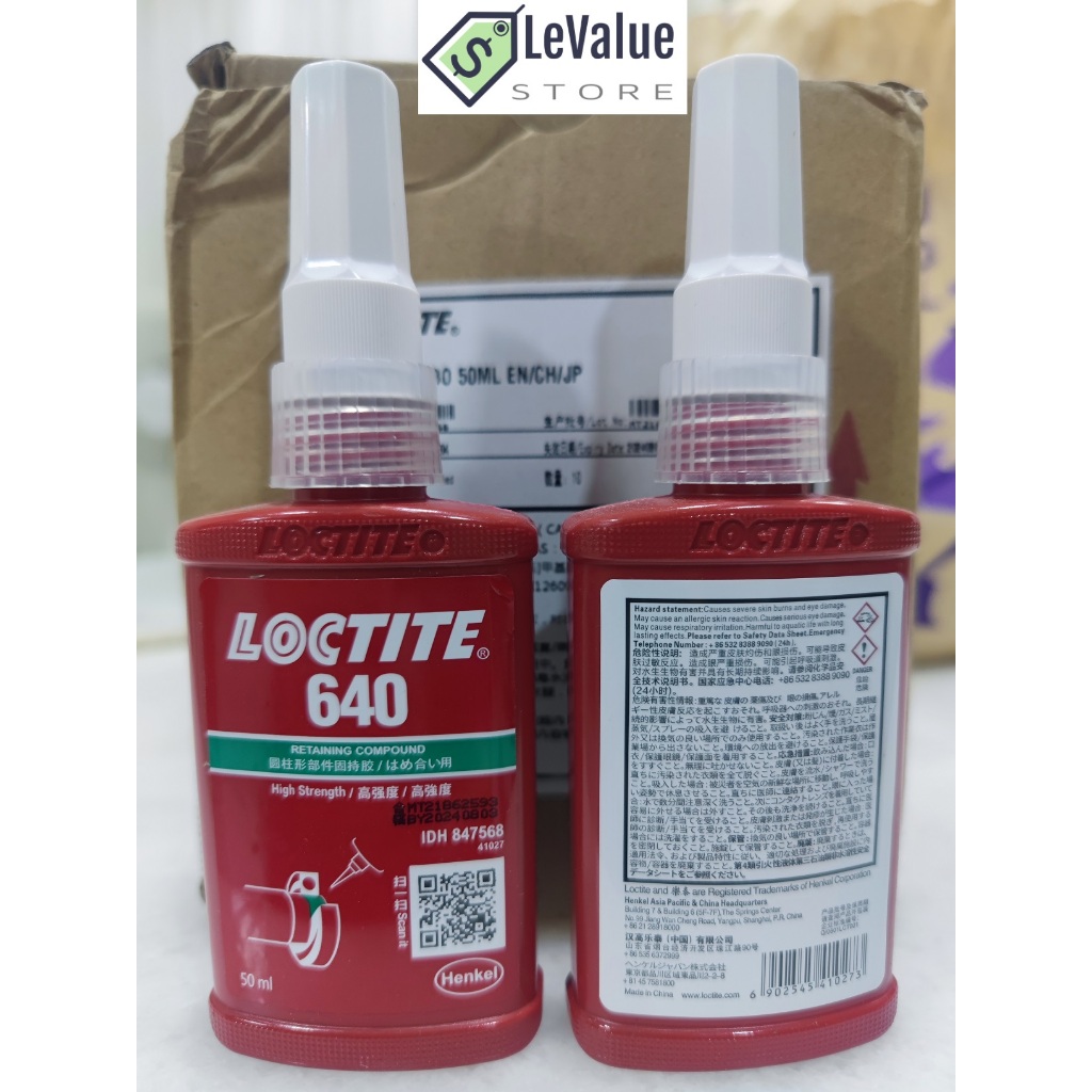 【New Ready Stock】Loctite 640 Slow Cure Methacrylate Ester Retaining ...