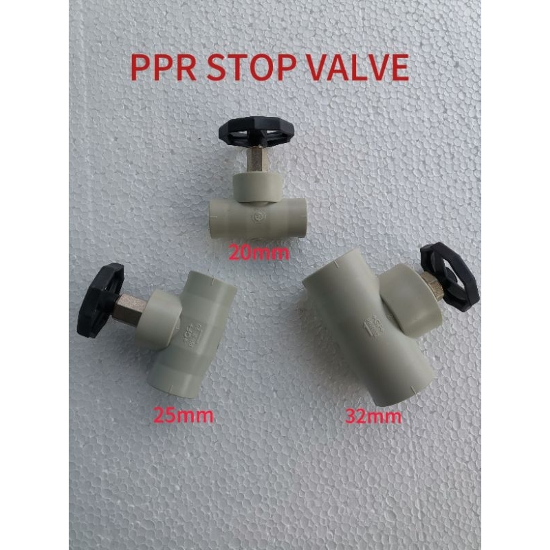 GF Brand Pipe Fittings PPR Stop Valve 20mm 25mm 32mm | Shopee Malaysia