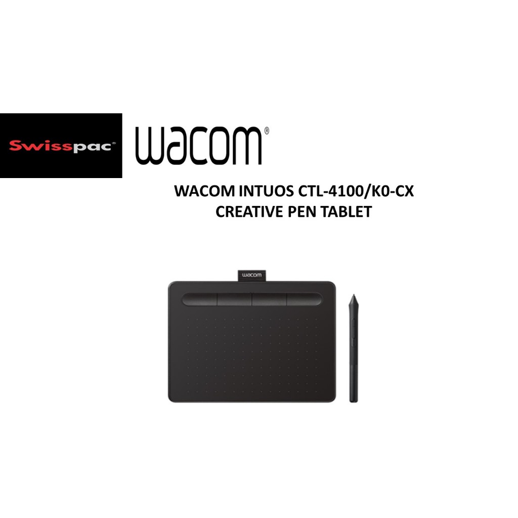 WACOM INTUOS CTL-4100/K0-CX CREATIVE PEN TABLET | Shopee Malaysia