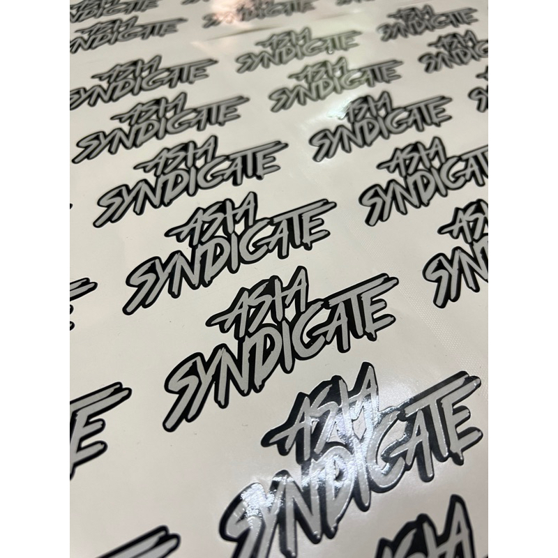 Asia syndicate sticker (reproduction season 2018) | Shopee Malaysia