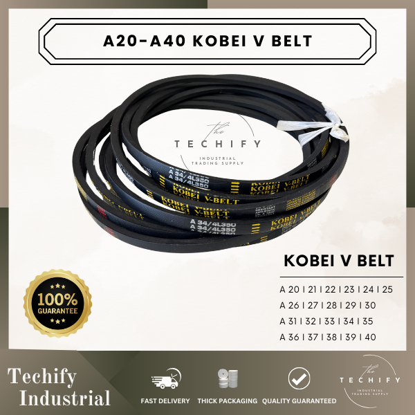 KOBEI A20 to A40 V Belt A20 A21 A22 A23 A24 A25 A26 A27 A28 A29 A30 A31 ...