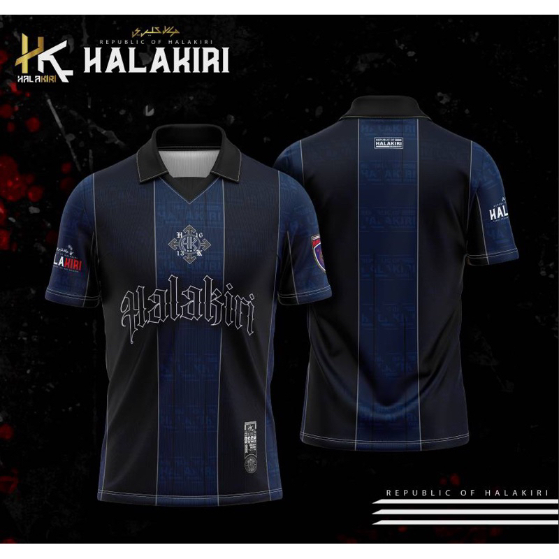 HALAKIRI RETRO COLLAR LYCRA 280 GSM AQUAMARINE | Shopee Malaysia