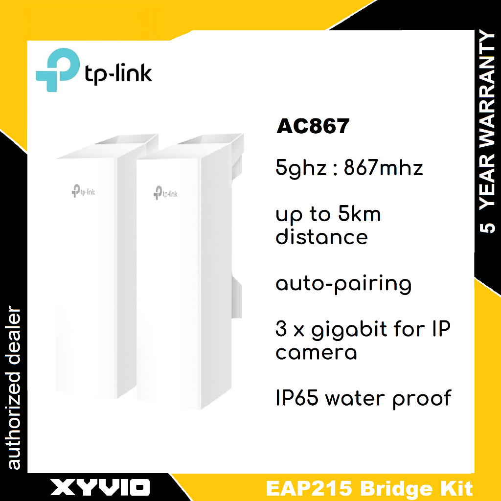 TP-LINK EAP215-Bridge Kit Wireless Bridge 5 GH 867 Mbps Long-Range ...