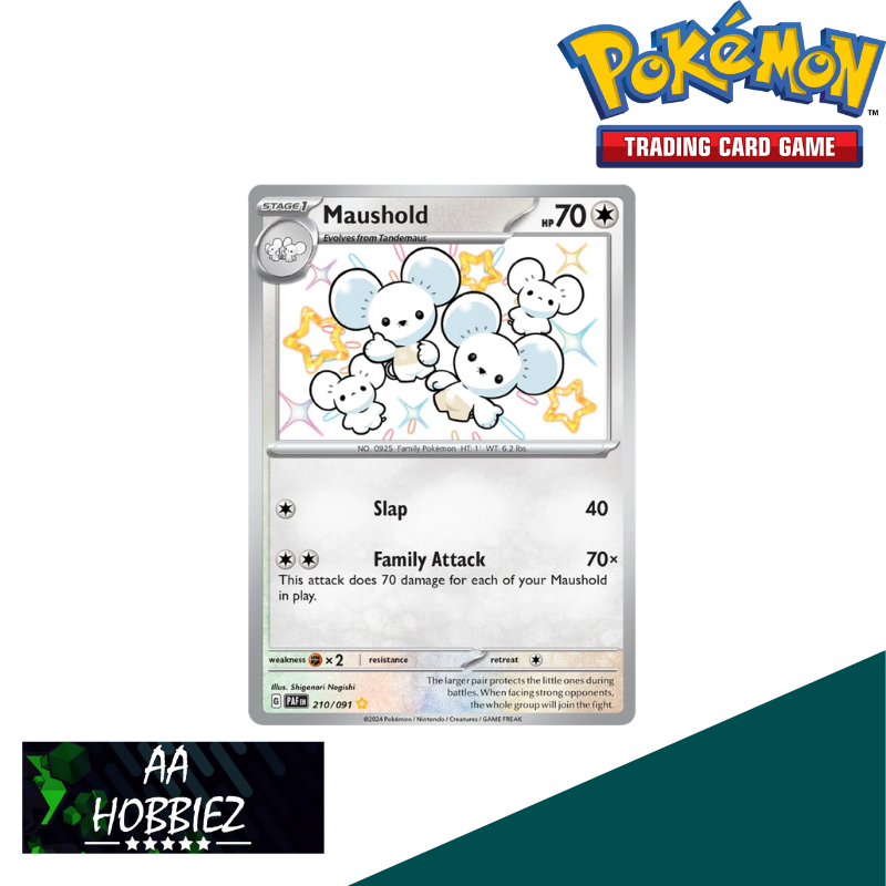 Pokemon TCG Maushold 210/091 paldean Fates | Shopee Malaysia