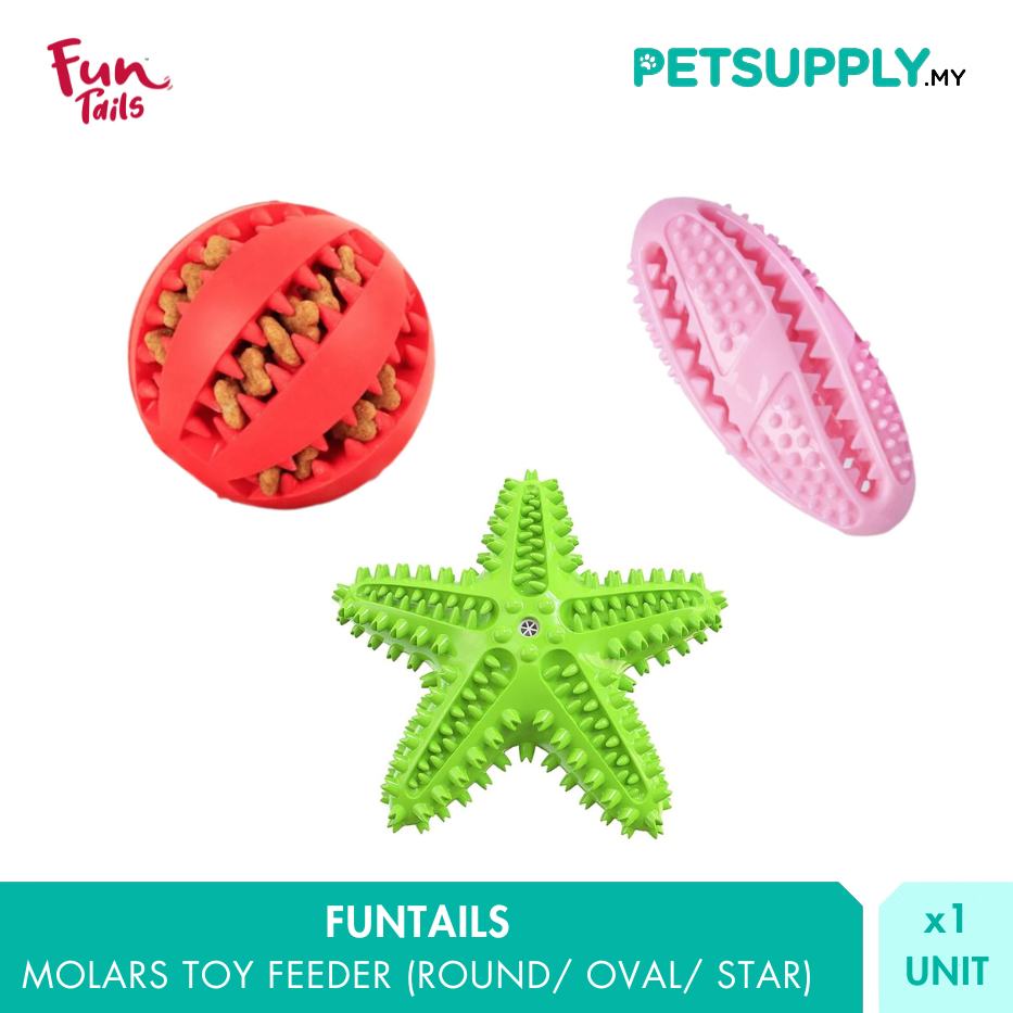 (Selection) Funtails Molars Toy Feeder For Pet | Shopee Malaysia