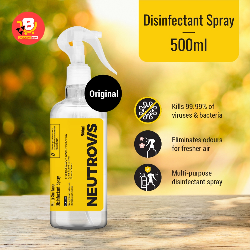 Neutrovis Multi-Surface Disinfectant Spray 500ml | Shopee Malaysia
