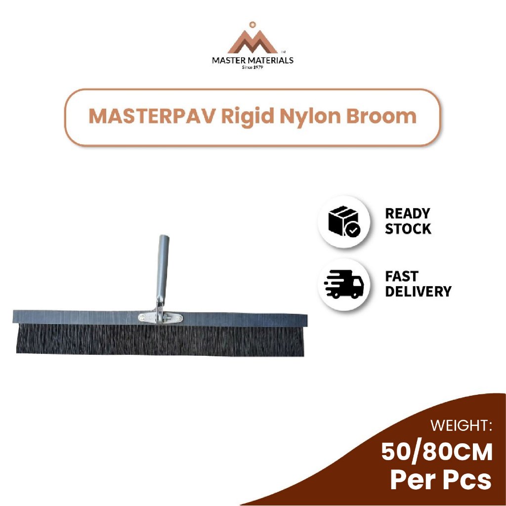 MASTERPAV Concrete Tools Rigid Nylon Broom (50cm/80cm) | Shopee Malaysia