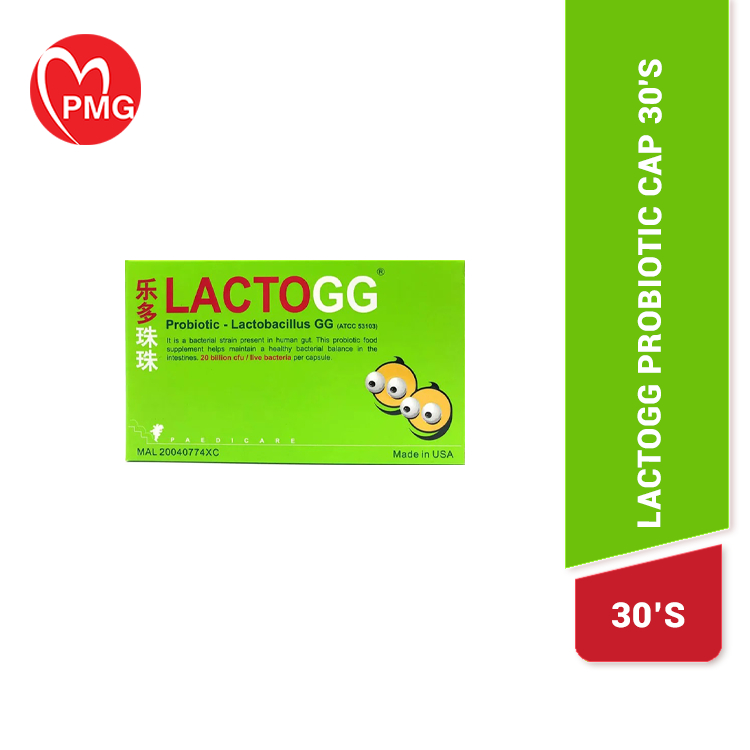 [PMG PHARMACY] Lactogg Probiotic Cap 30's | Shopee Malaysia