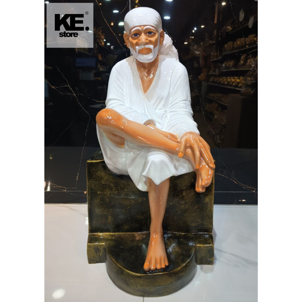 Shirdi Sai Baba Statue/Baba Statue/Statue For Pooja Room/Prayer Statue ...