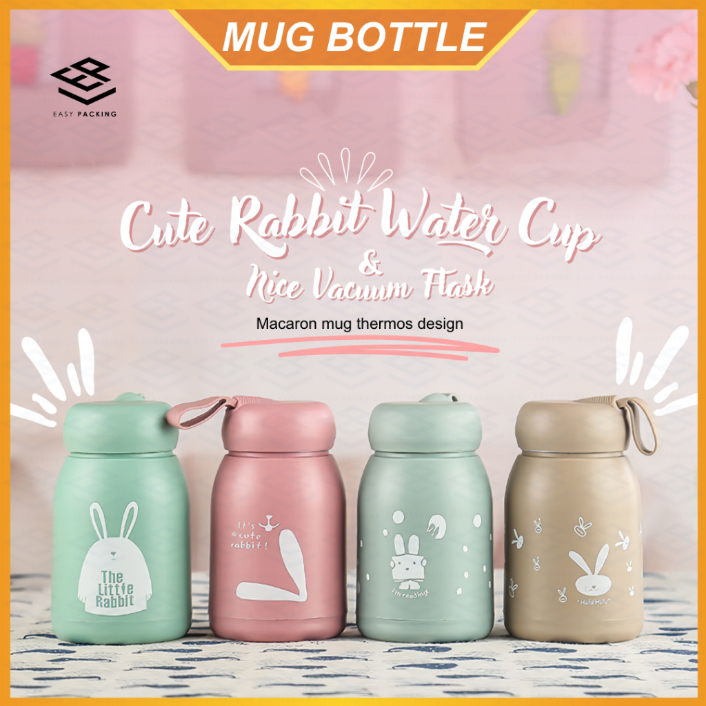 Rabbit Design Nice Minamalist designInsulated Tumbler Travel Mug Bottle ...