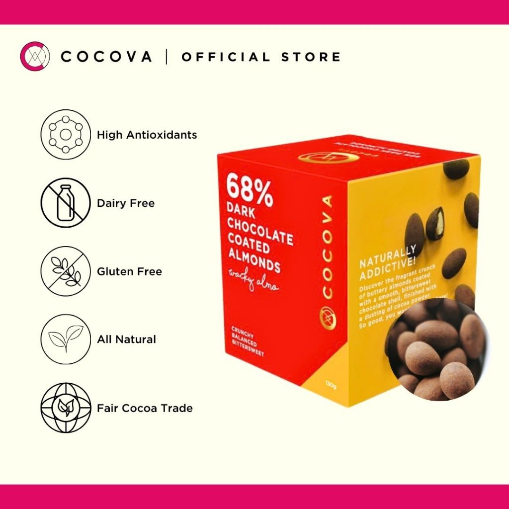 Wacky Almo Dark Chocolate Coated Almonds 100g (Gifting Option) | Shopee ...