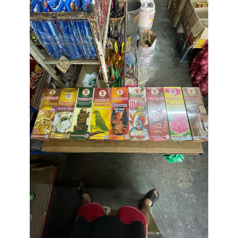 THURGA’S Incense Sticks (NANTHINI/PARROT/WHITE ROSE/LOTUS/SANGAMAM ...