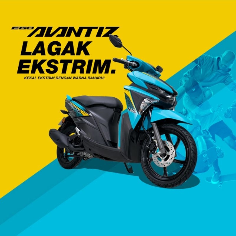 Yamaha Ego Avantis 125 CYAN BARU!!! | Shopee Malaysia