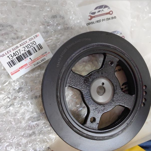*ORIGINAL TOYOTA NCP42 VIOS 2003-2006 CRANK SHAFT/TIMING MAIN PULLEY ...