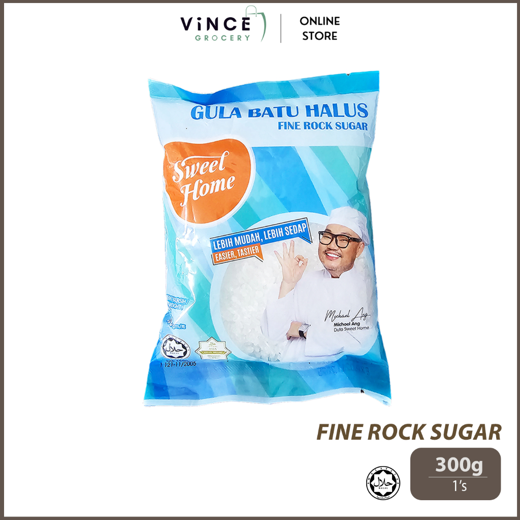 SWEET HOME Fine Rock Sugar Gula Batu Halus | 300G | Shopee Malaysia