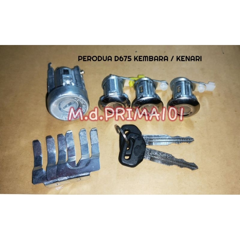 PERODUA D675 KEMBARA / KENARI SWITCH LOCK STARTER WITH KEY SET | Shopee ...