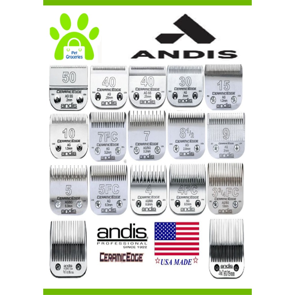 Andis Ultraedge & Ceramic Edge Blade Blade replacement for Pets ...