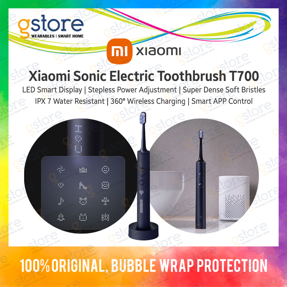 [Ready Stock] Xiaomi Sonic Electric Toothbrush T700 > LED Smart Display ...