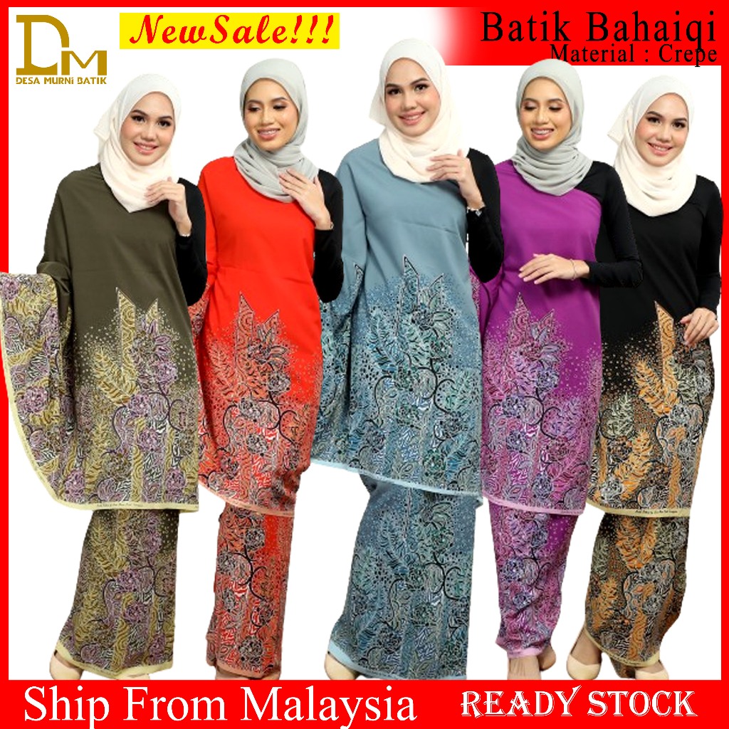 DESA MURNI BATIK - KAIN PASANG BATIK BAIHAQI CREPE OPEN METER-READY ...