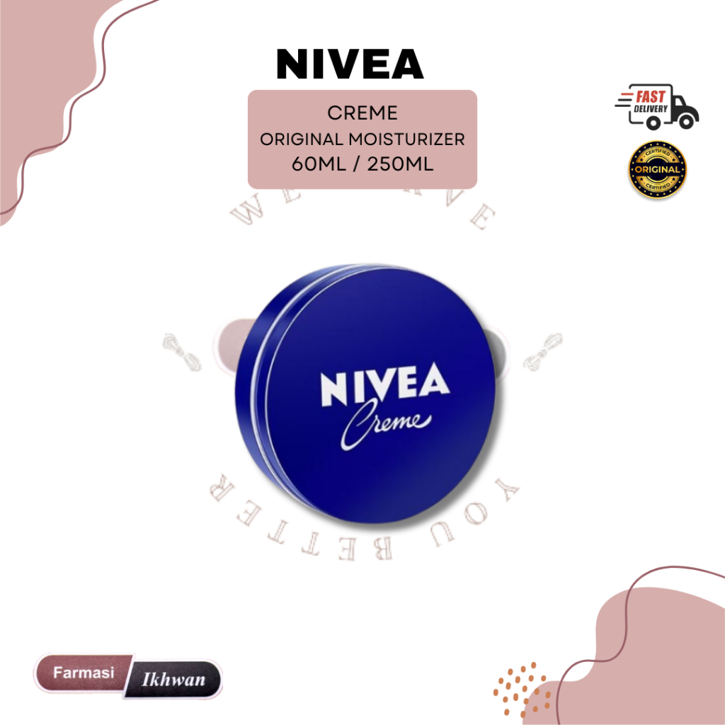 Nivea Creme Original Moisturizer 60ML / 250ML | Shopee Malaysia