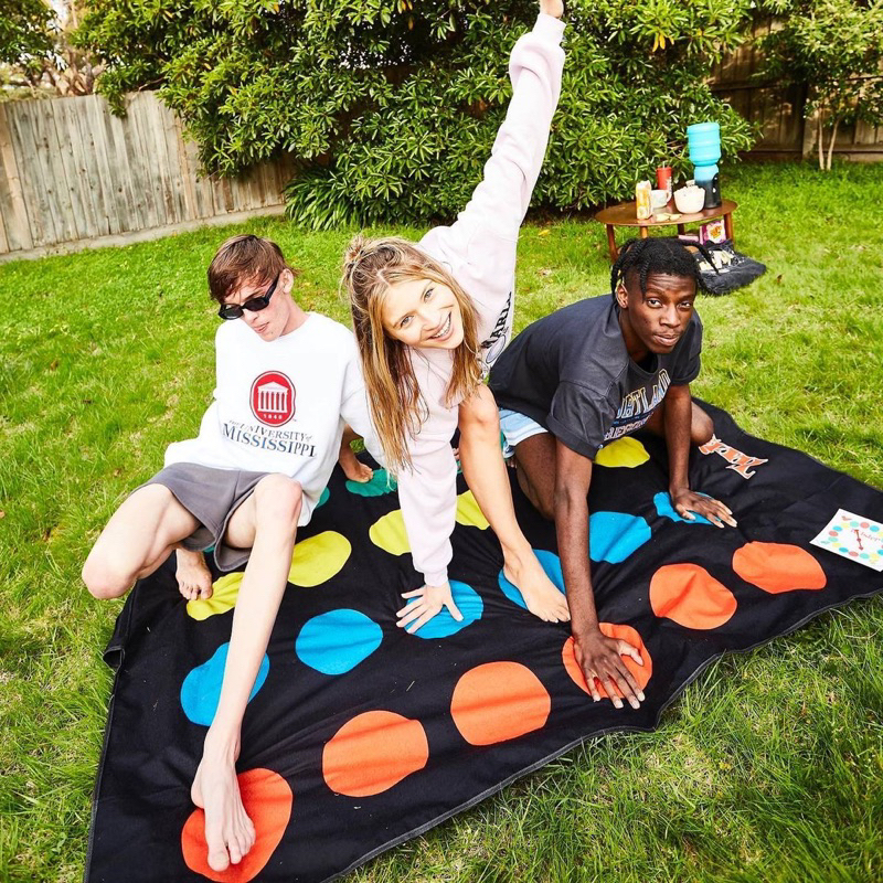 Typo Party Rugs Twister OR Challenges Champions (can use as picnic ...