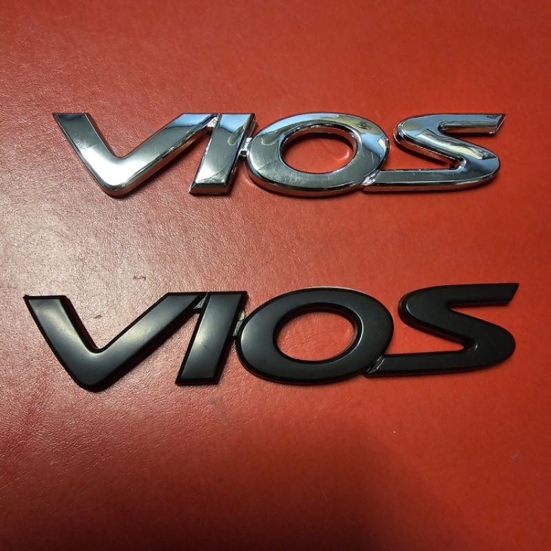 Toyota Vios Rear Emblem Logo 2008 2009 2010 2011 2012 2013 logo sticker ...