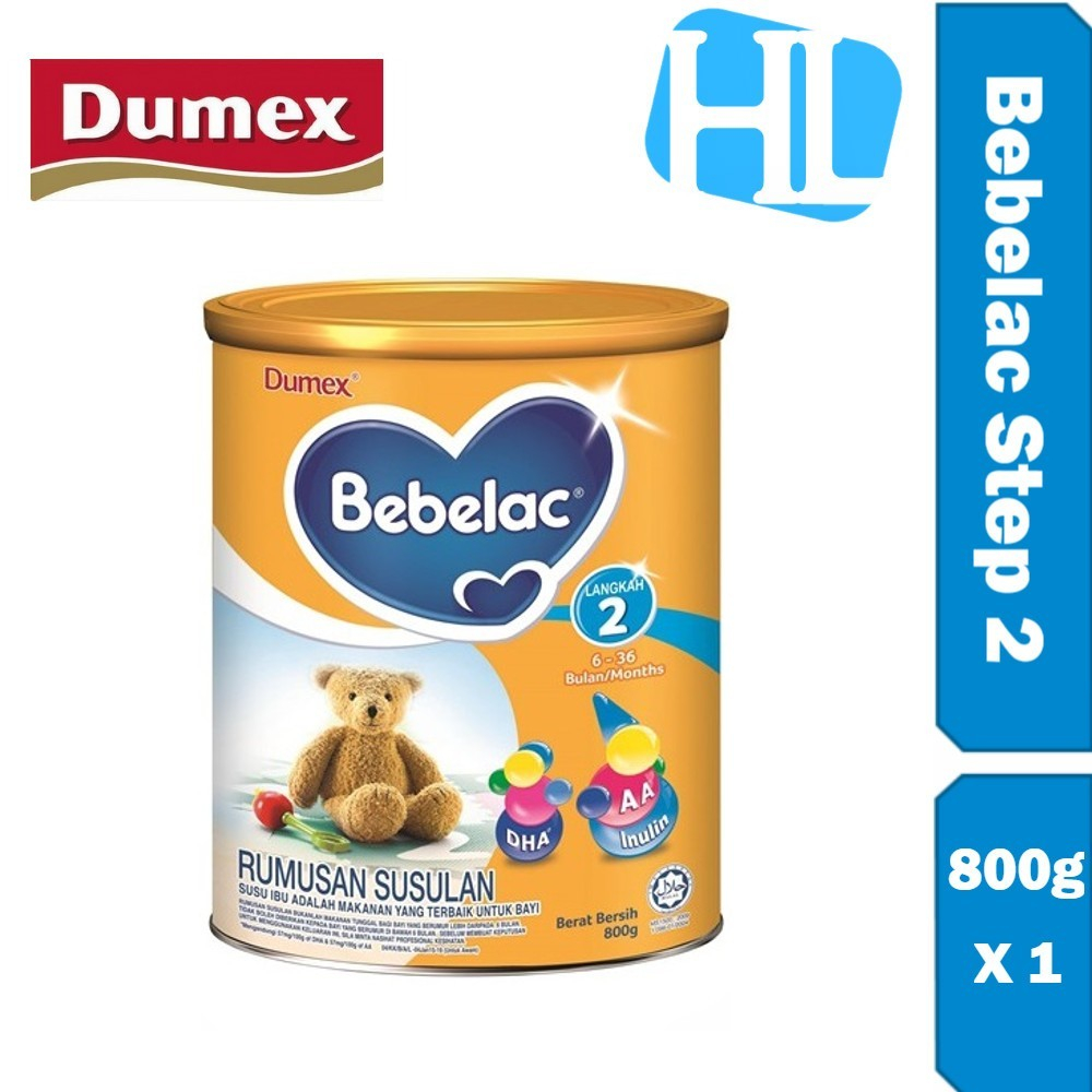 RM54.00* Dumex Bebelac 2 Infant Formula (6-36month) 800g | Shopee Malaysia
