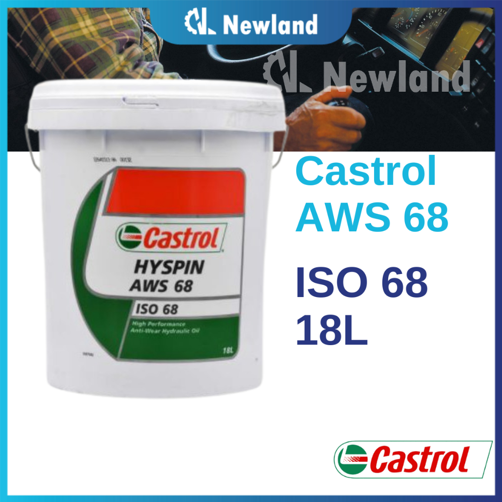 Castrol Hydraulic Oil / Hyspin AWS 68 Hydraulic Oil (18L) | Shopee Malaysia