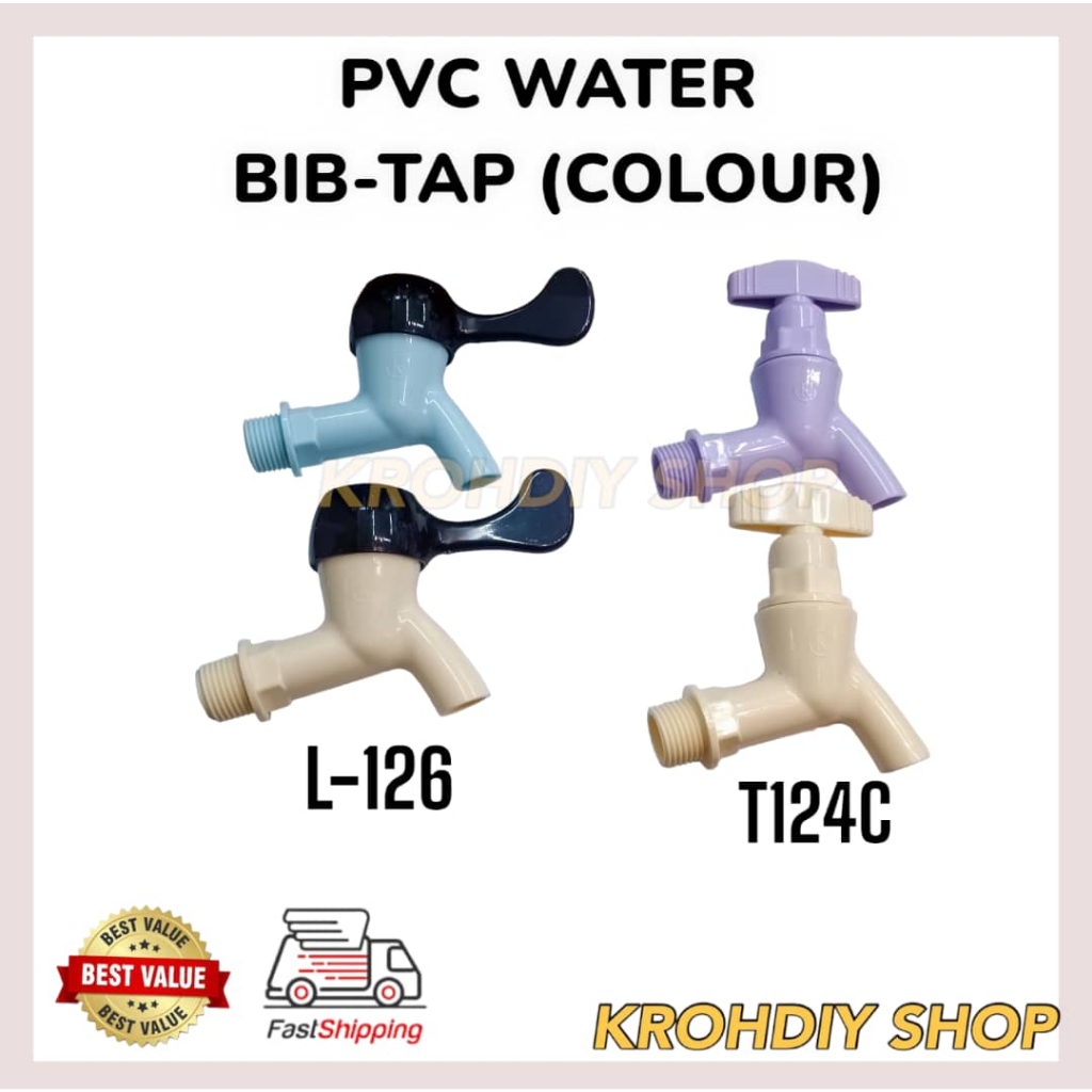 PVC Water BIB - TAB / Kepala Paip Air (Colour) | Shopee Malaysia