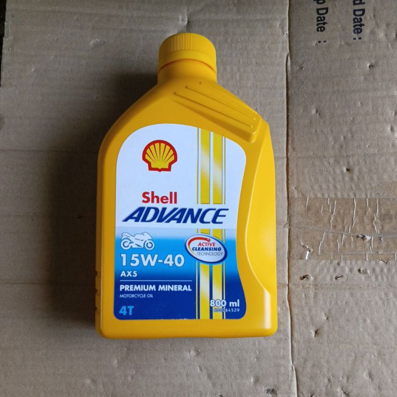 Shell Sae40 Ax5 4t Oil 800ml | Shopee Malaysia