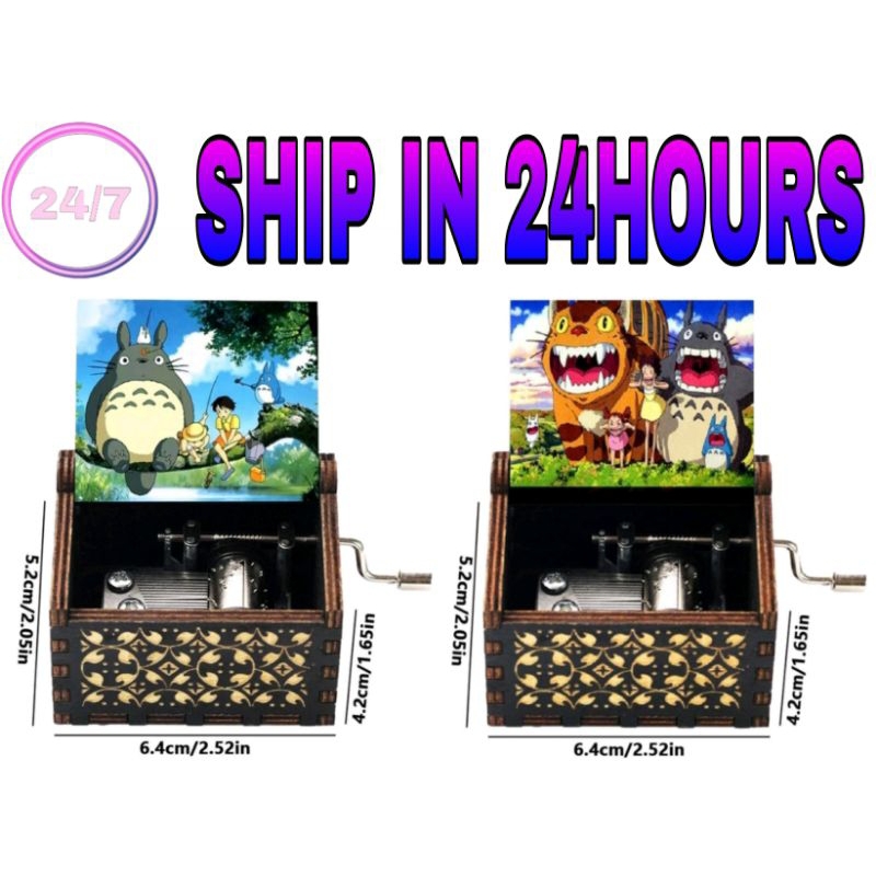 [SPAYLATER] MY NEIGHBOR TOTORO 🌜THEME DECO 🎵🎶 MUSIC BOX | Shopee Malaysia