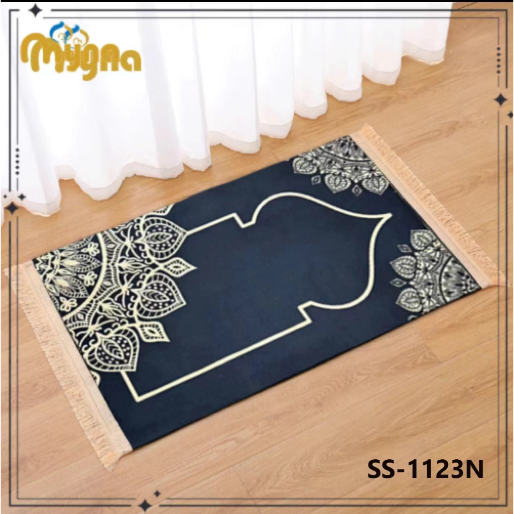 New Design Sejadah Soft Velvet Murah Plain Prayer Mat Sajadah Lembut ...