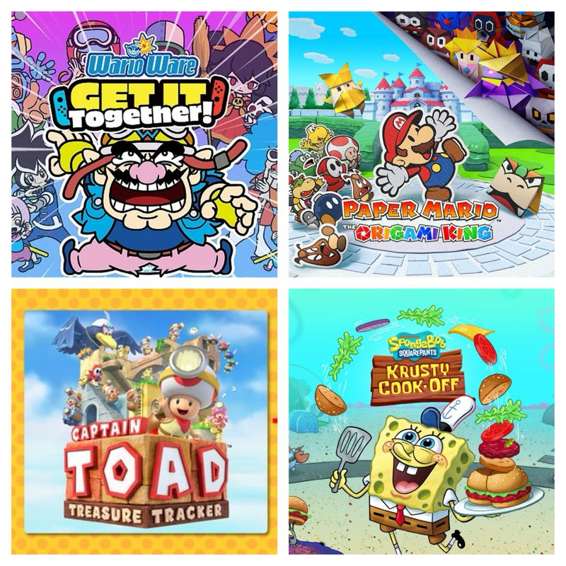 (4in1)Nintendo Switch Digital WarioWare™: Get It Together! ,Paper Mario ...