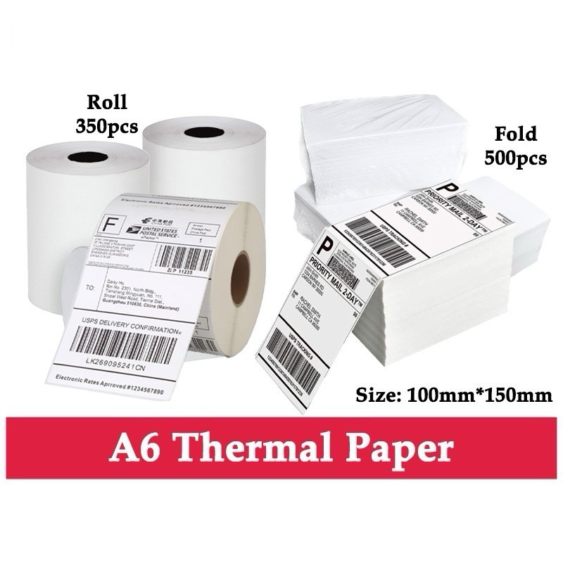 A6 Airway Bill Thermal Paper Shipping Label Consignment Note Sticker ...